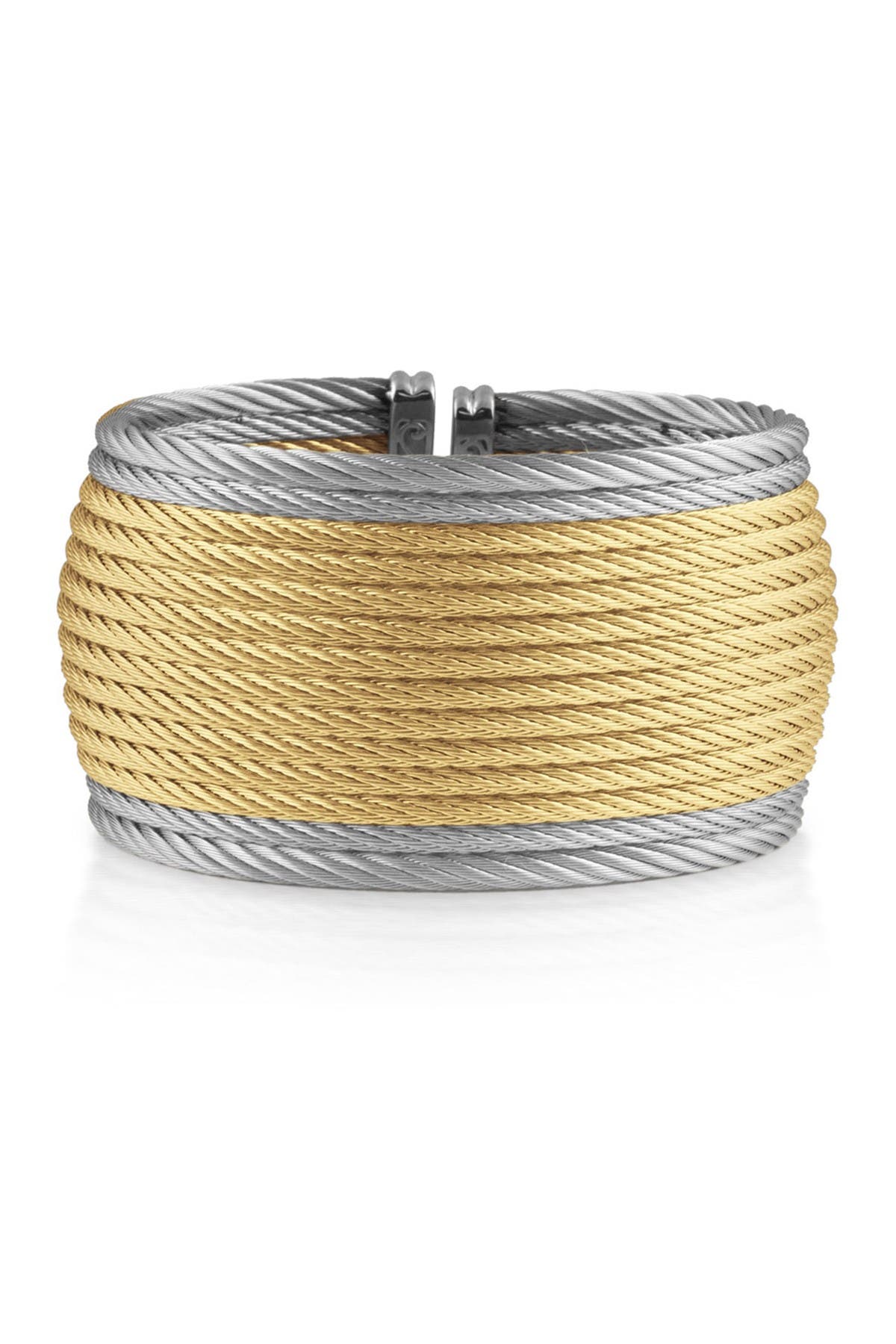 ALOR® 18K Yellow Gold & Stainless Steel Cuff | Nordstromrack