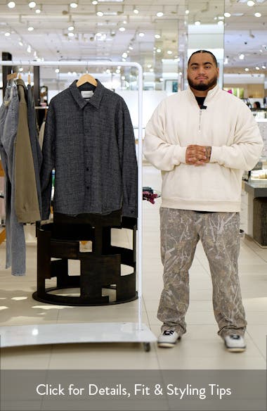 FRAME Tweed Overshirt | Nordstromrack