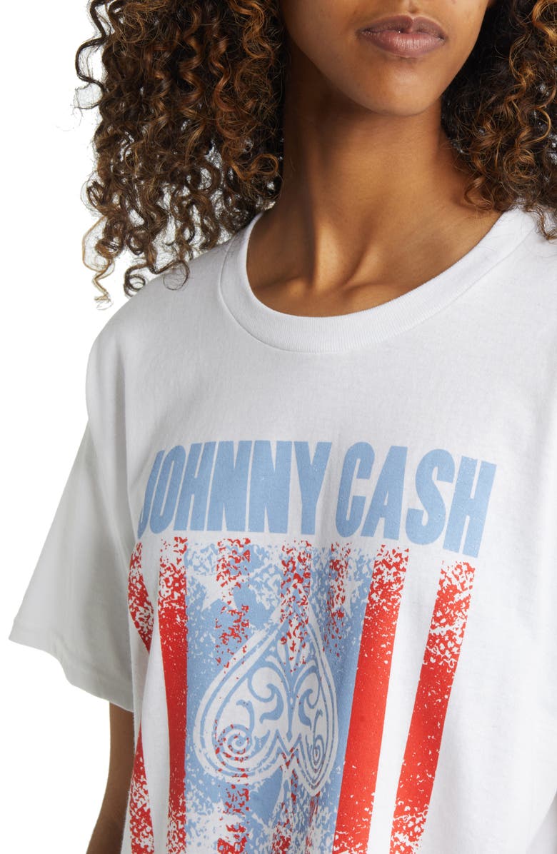 Merch Traffic Johnny Cash Flag Cotton Graphic T-Shirt | Nordstromrack