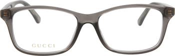 Gucci Core 54mm Square Optical Glasses | Nordstrom