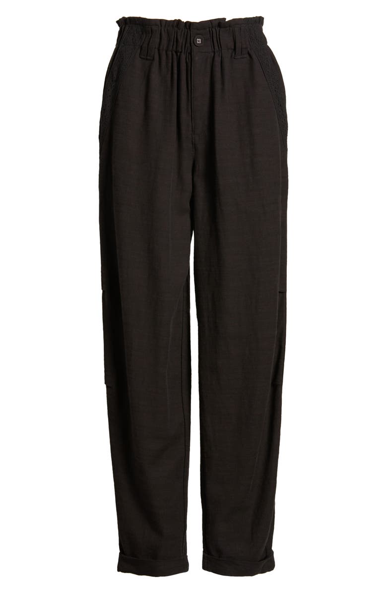 Wit & Wisdom Skyrise Paperbag Waist Cuff Straight Leg Pants | Nordstromrack