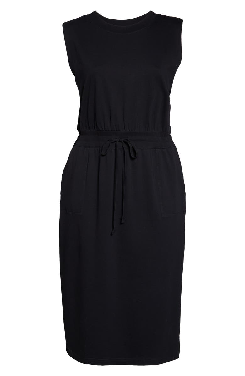 Open Edit Shoulder Pad Sheath Dress | Nordstrom