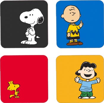 VACAVALIENTE Peanuts® Set of 4 Coasters | Nordstrom