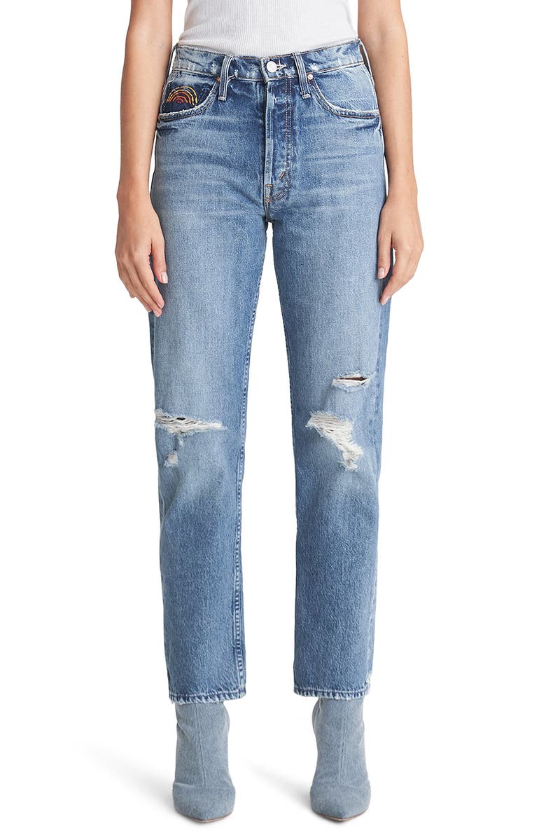 MOTHER The Tomcat Ankle Straight Leg Jeans | Nordstromrack