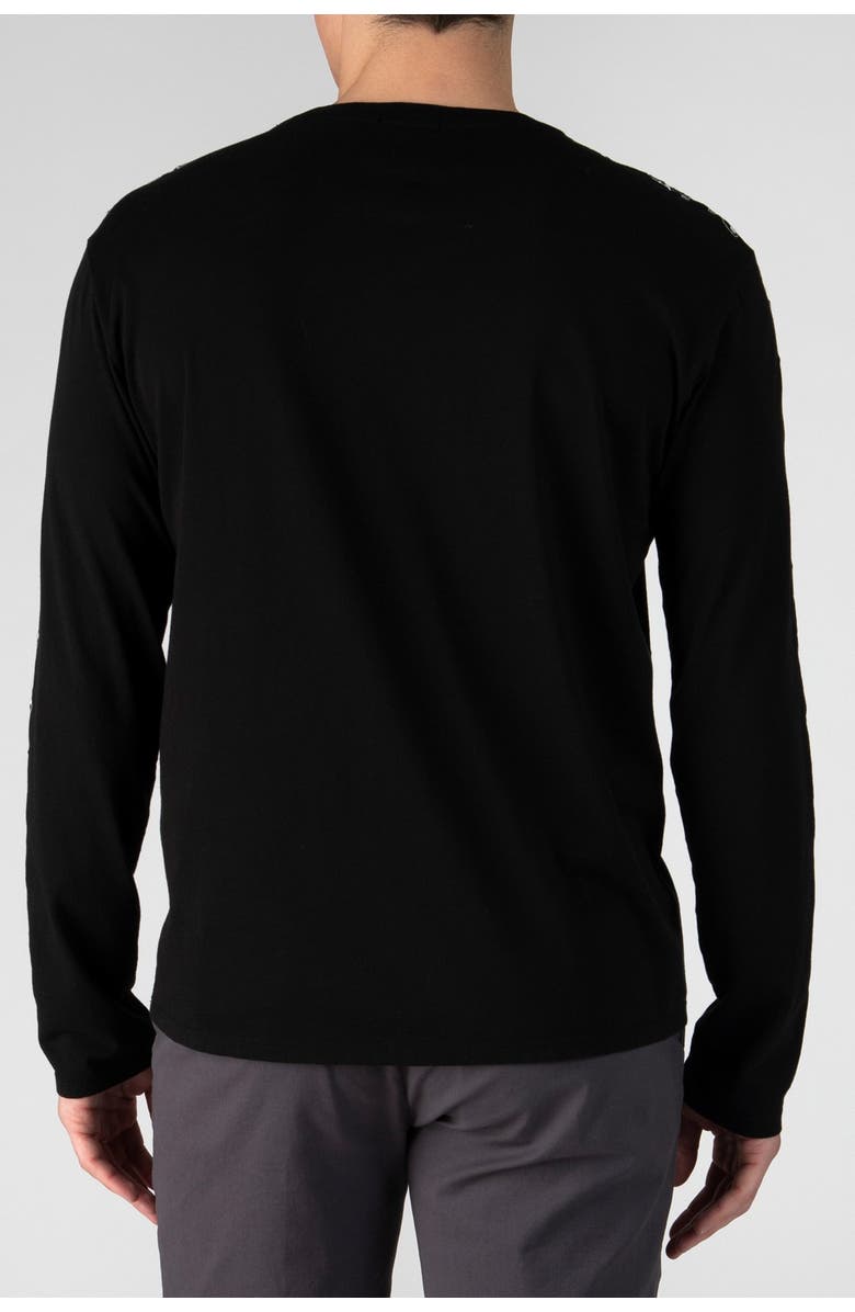 ATM Anthony Thomas Melillo Classic Jersey Embroidered Long Sleeve Crew ...