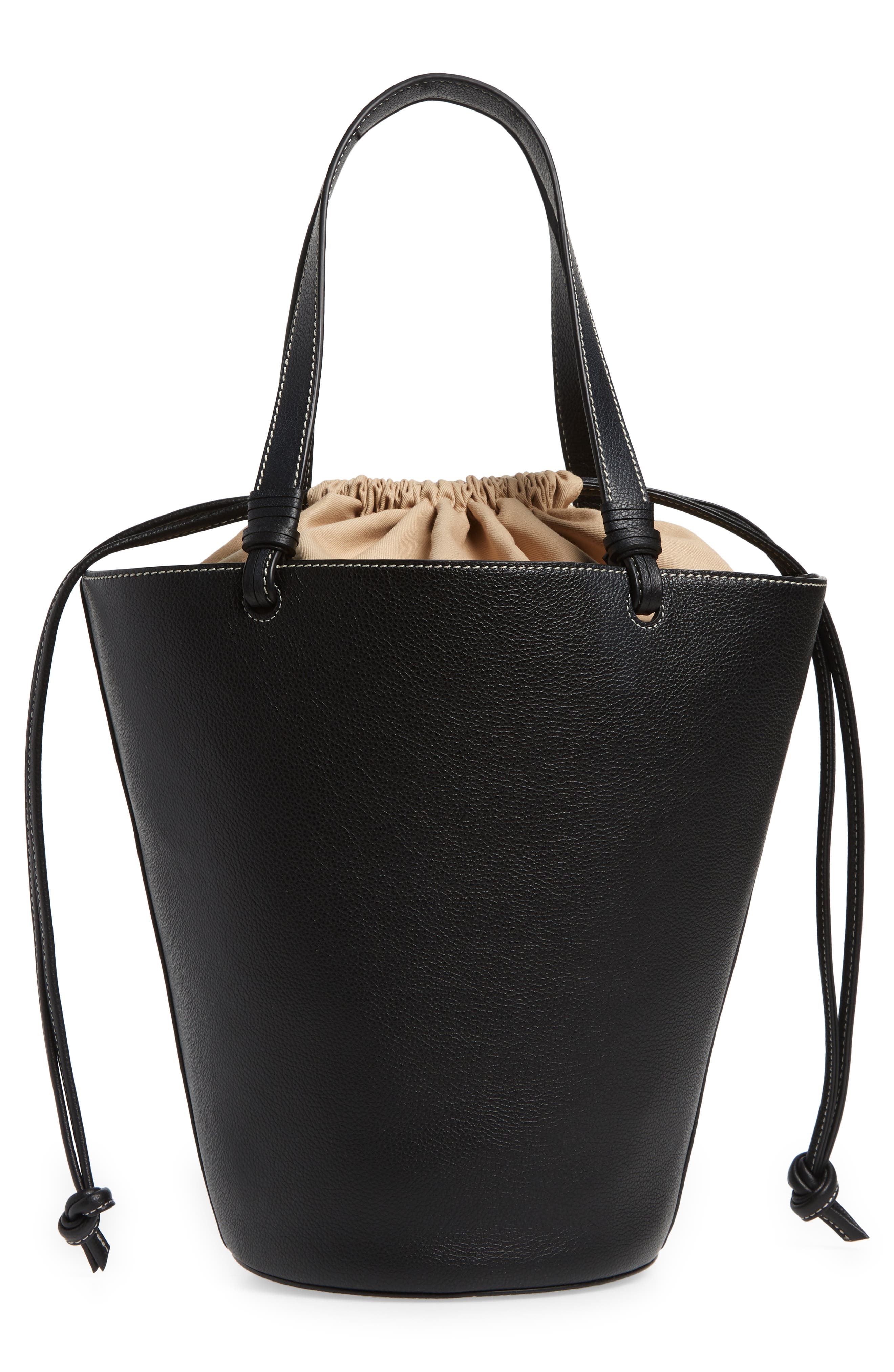 See by Chloé Cecilia Leather Drawstring Tote | Nordstromrack