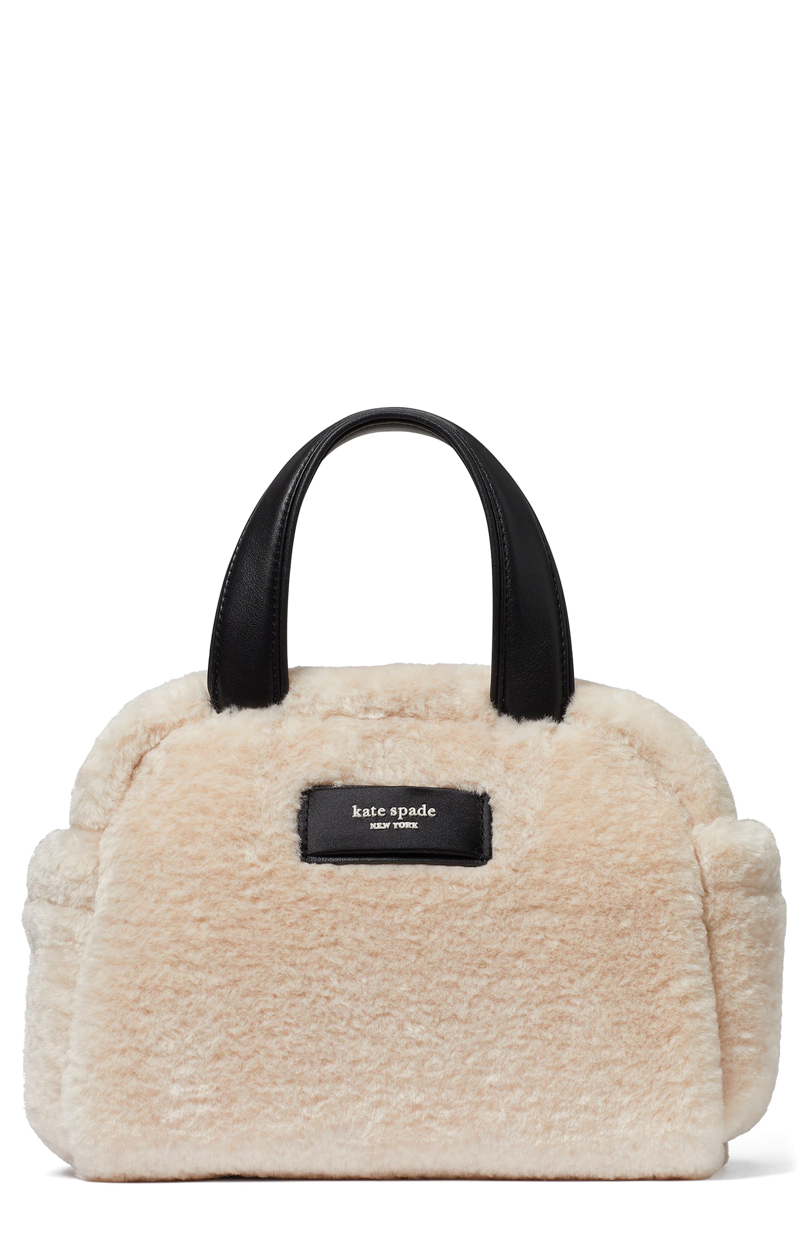 Kate Spade New York après chic faux shearling & leather satchel ...