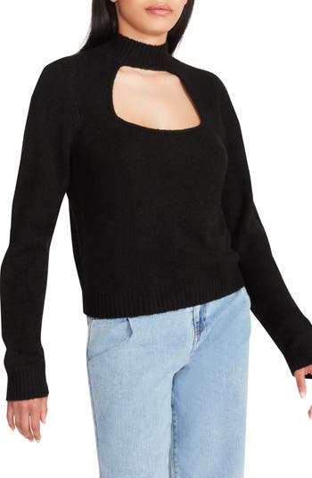 Steve Madden Cutout Mock Neck Sweater | Nordstromrack