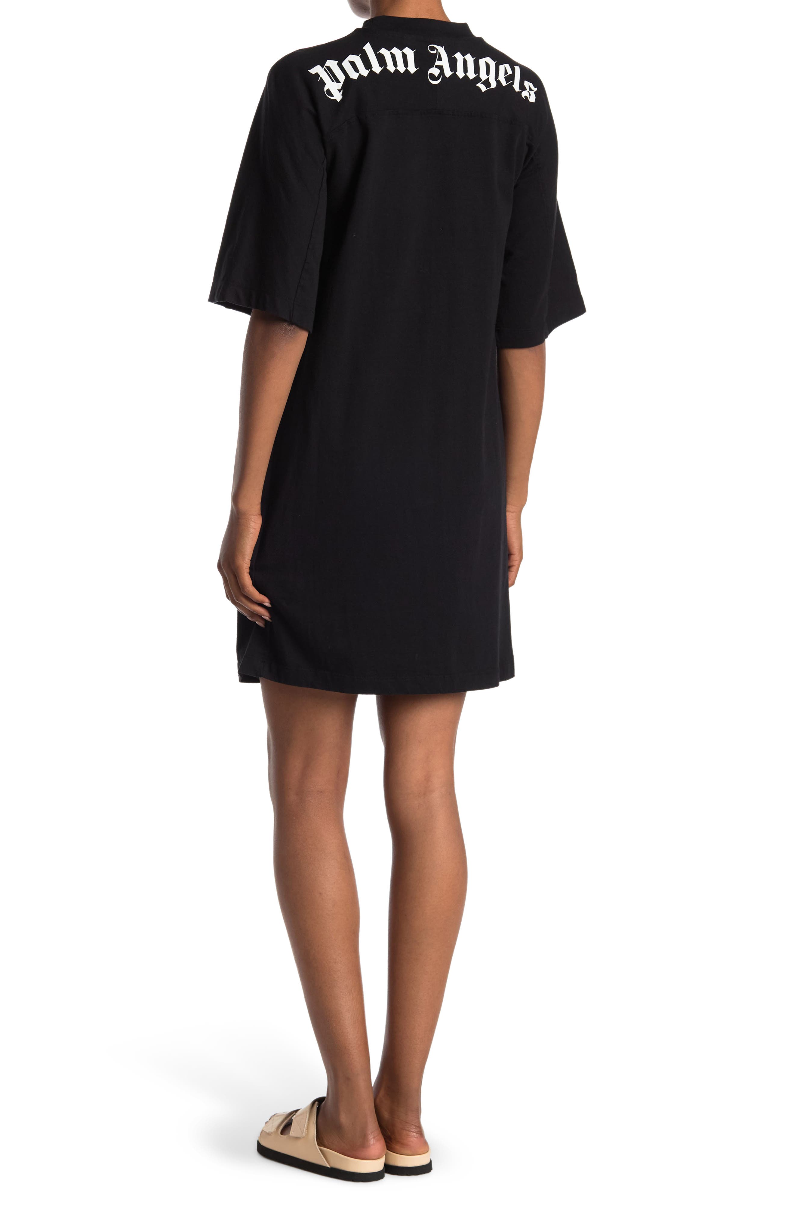 Palm Angels Logo Draped Dress | Nordstromrack