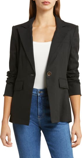 Veronica Beard Sedgwick Linen Blend Dickey Jacket | Nordstromrack