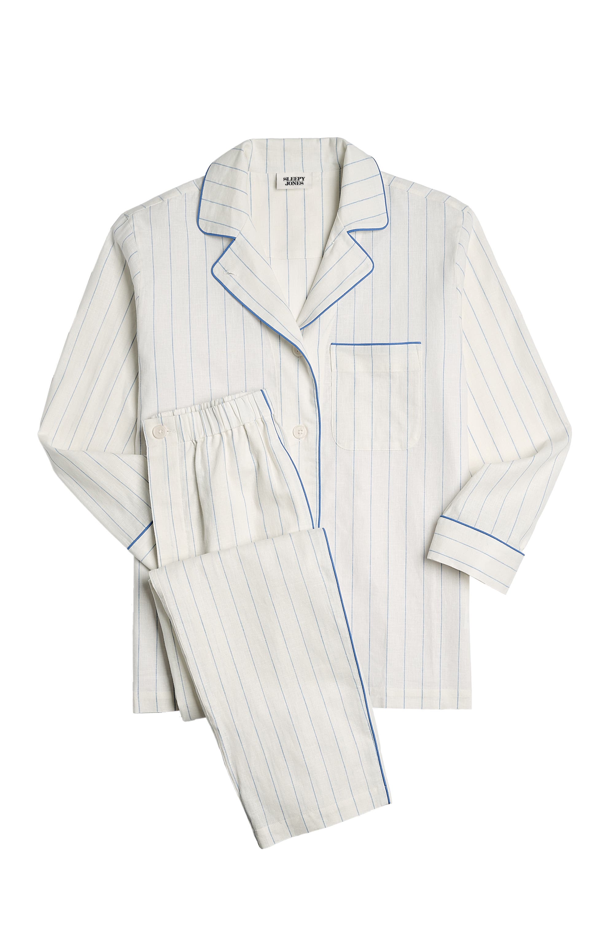 Sleepy Jones Linen-Cotton Margaret Pajama Set | Nordstrom