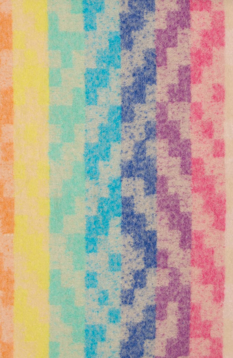 Kurt Geiger London Rainbow Weave Yarn Dye Scarf | Nordstromrack