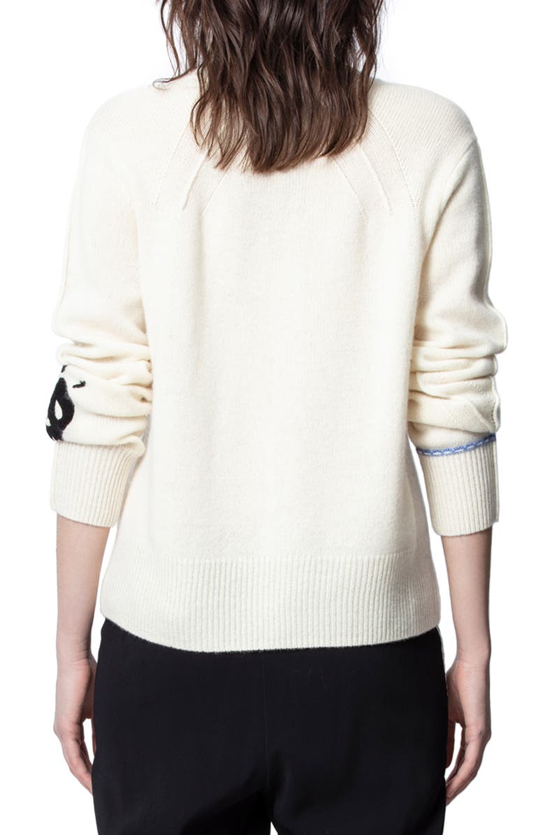 Zadig & Voltaire Chunky Art Cashmere & Wool Blend Sweater | Nordstromrack