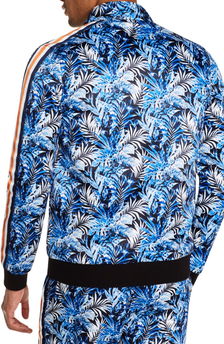 Tallia Floral Print Front Zip Track Jacket | Nordstromrack