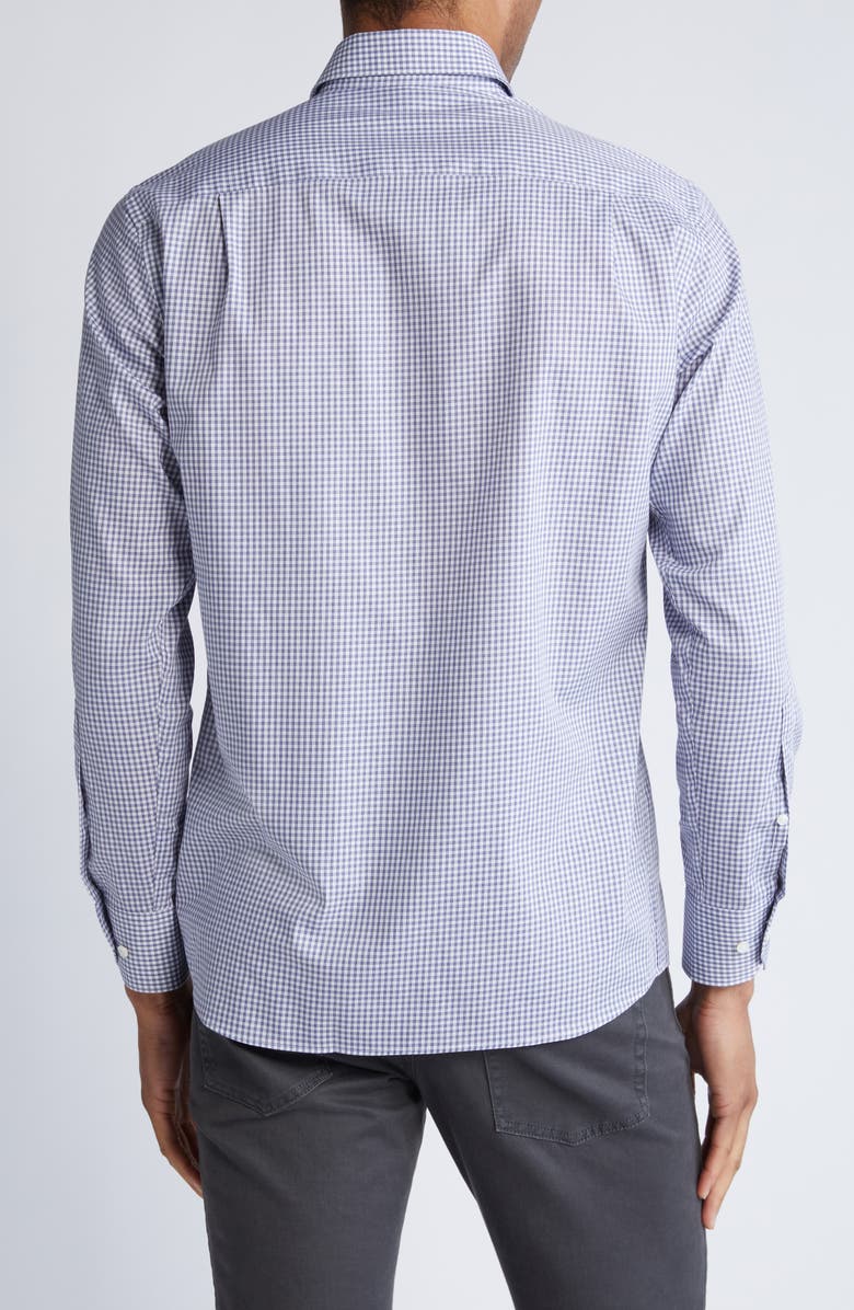Peter Millar Renato Microcheck Button-Up Shirt | Nordstrom
