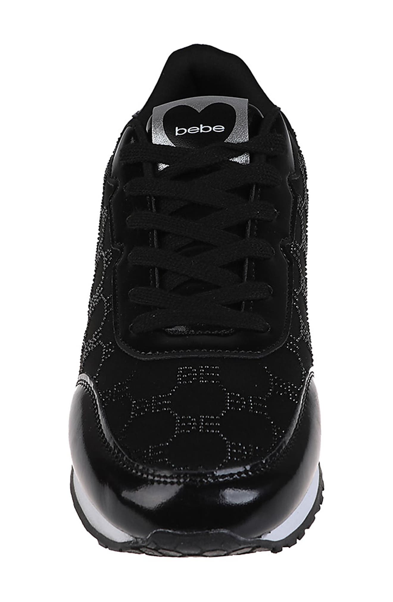 bebe Rhinestone Jogger Sneaker (Women) | Nordstromrack