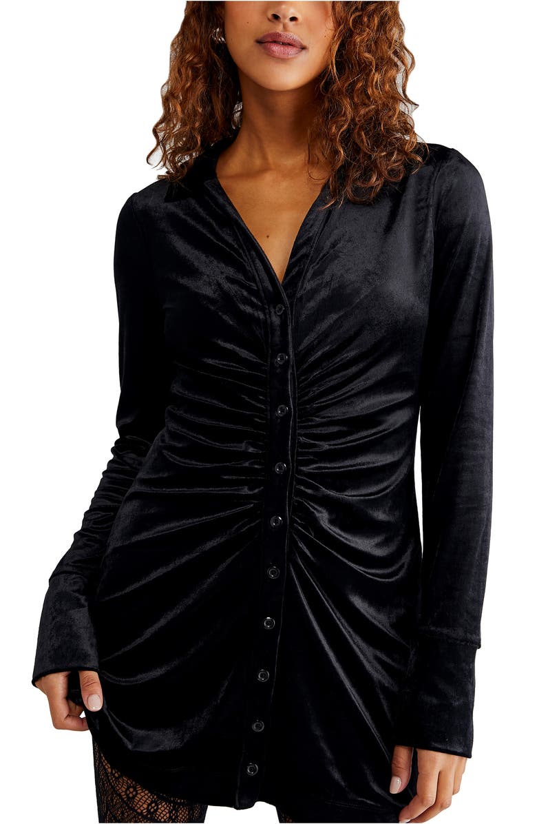 Free People Shayla Velvet Minidress | Nordstromrack