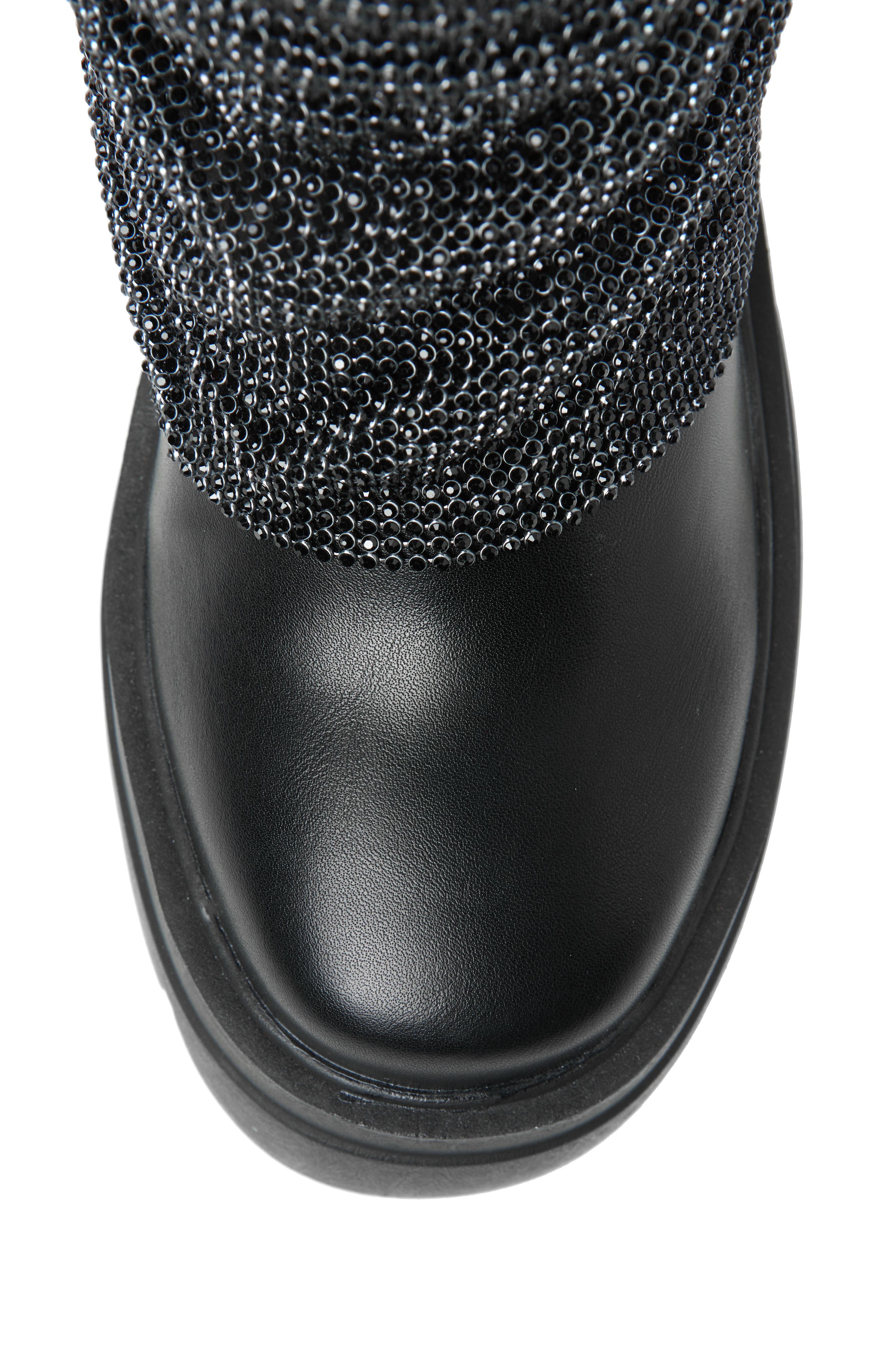 AZALEA WANG Bloomfield Crystal Chainmail Boot (Women) | Nordstromrack