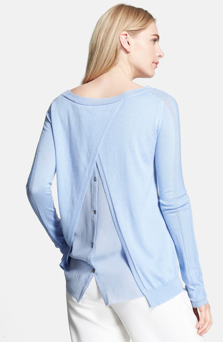 Halston Heritage Layered Envelope Back Sweater | Nordstrom