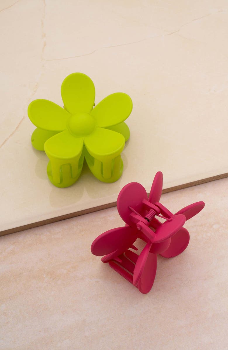 Ettika 2-Pack Assorted Daisy Claw Hair Clips | Nordstrom