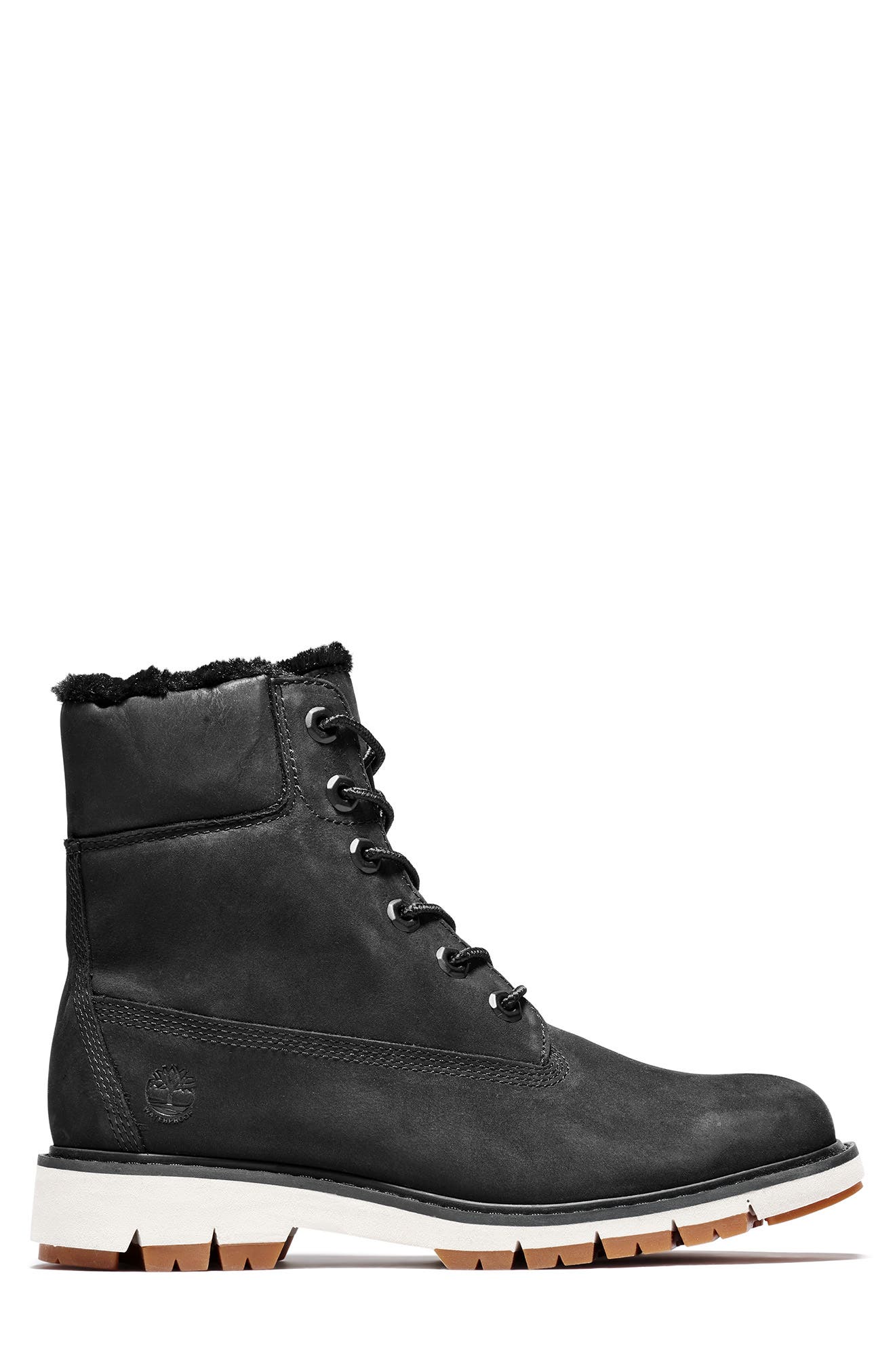 Timberland Lucia Waterproof Faux Fur Lined Leather Boot (Women ...