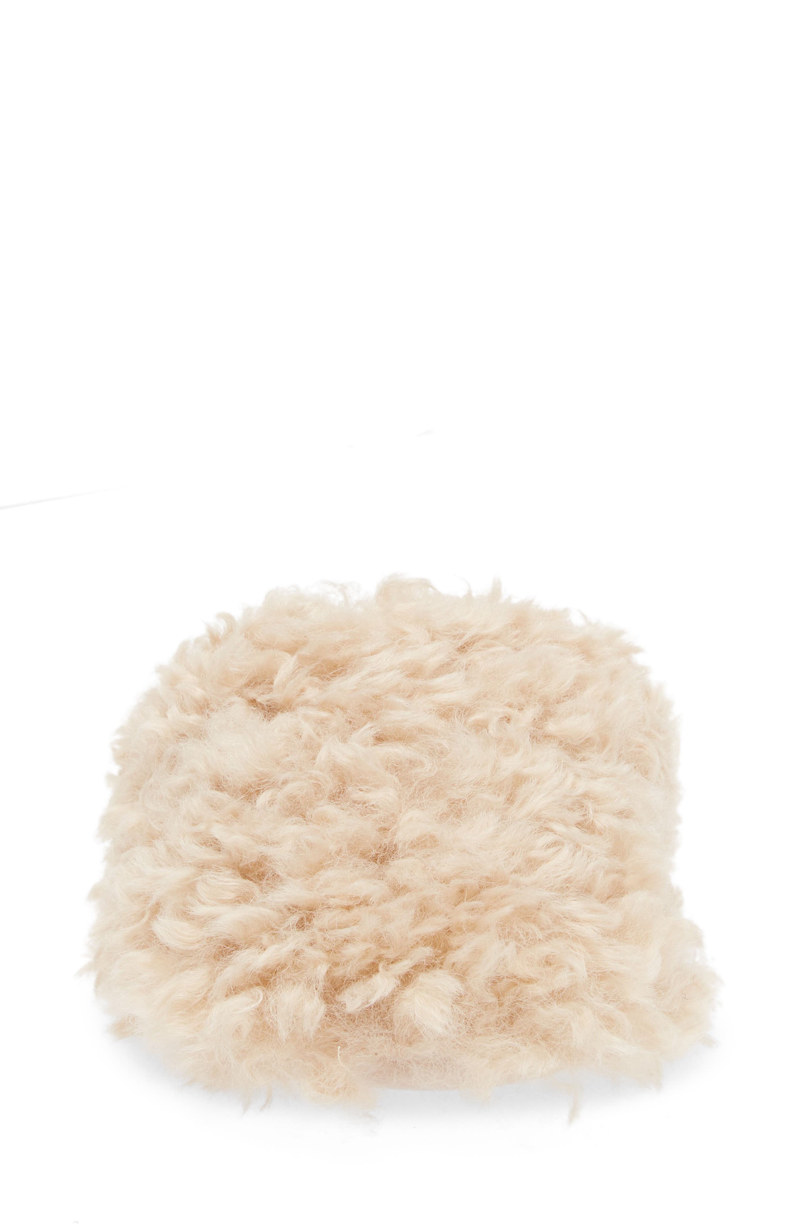 Stand Studio Polly Faux Fur Slipper & Travel Pouch Set (Women ...