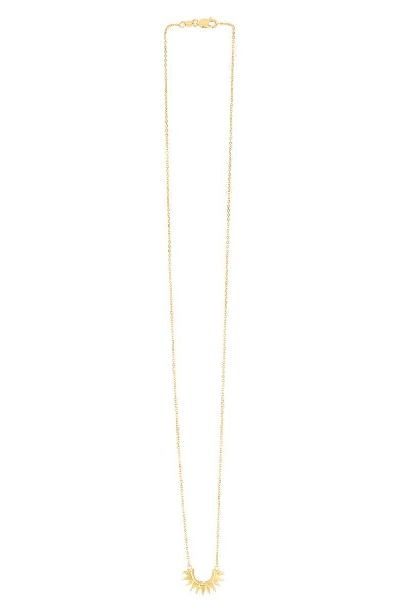 KARAT RUSH 14K Gold Sunburst Necklace | Nordstromrack