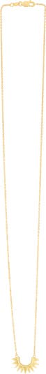 KARAT RUSH 14K Gold Sunburst Necklace | Nordstromrack