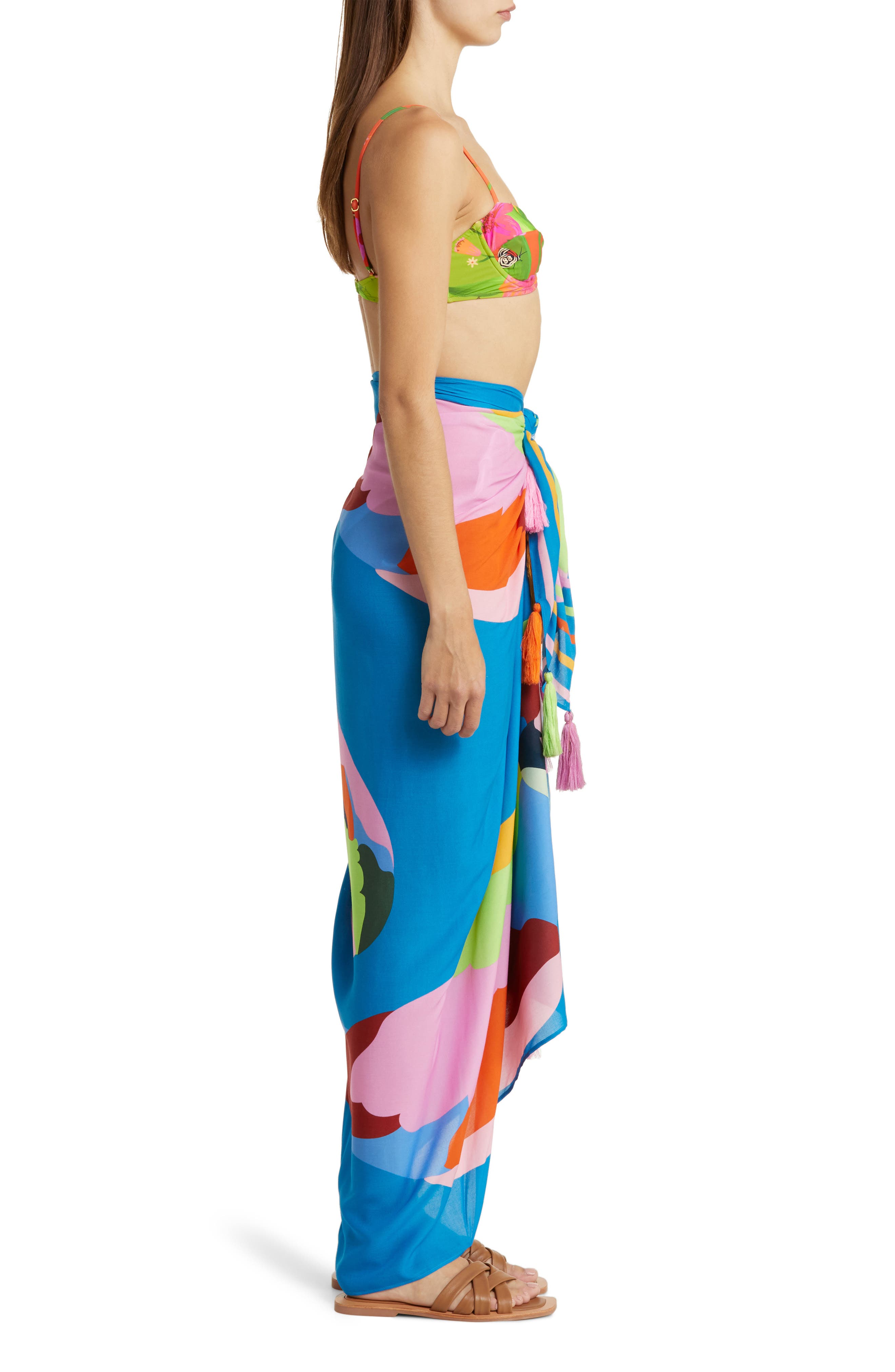 FARM Rio Araraquara Print Cover-Up Sarong | Nordstrom