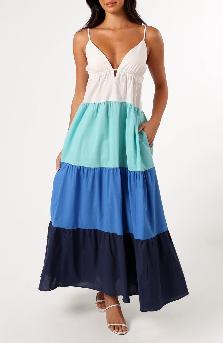 Petal & Pup Emilee Tiered Maxi Sundress | Nordstromrack