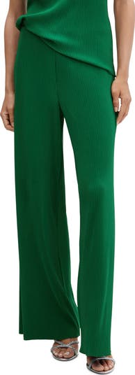 MANGO Pleated Palazzo Pants | Nordstrom