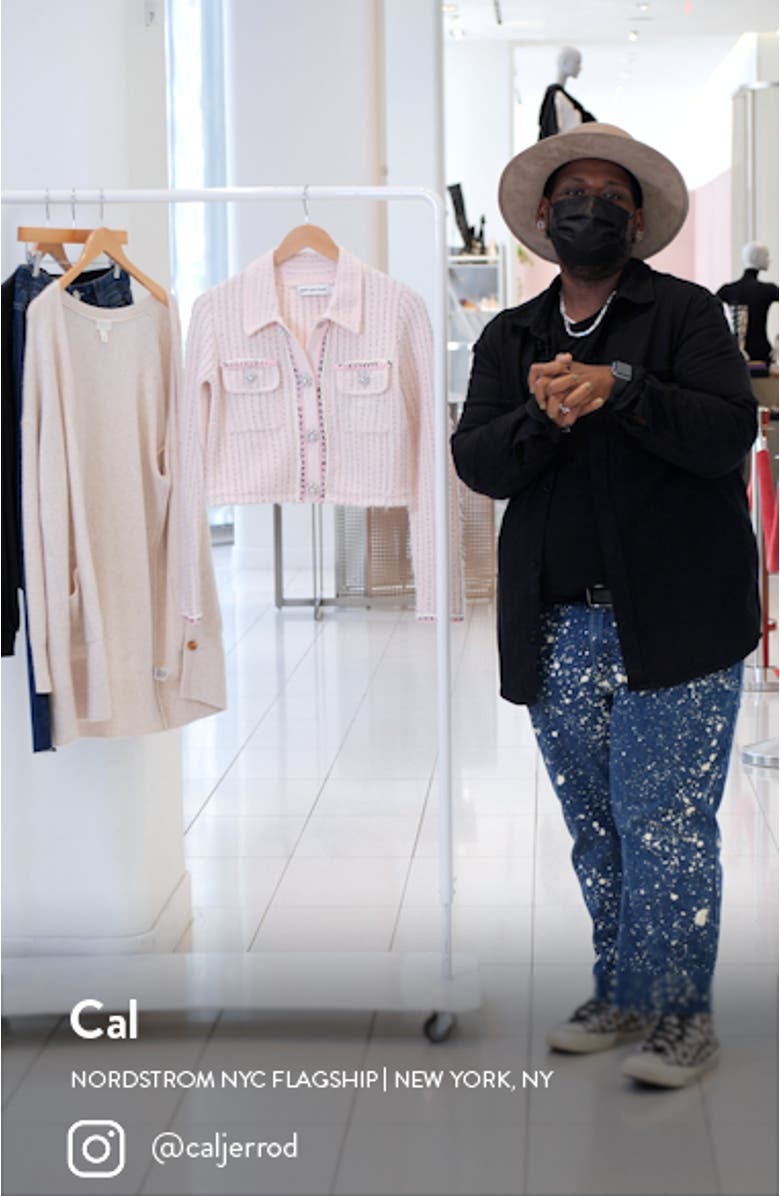 Self-Portrait Embellished Mélange Cardigan | Nordstromrack