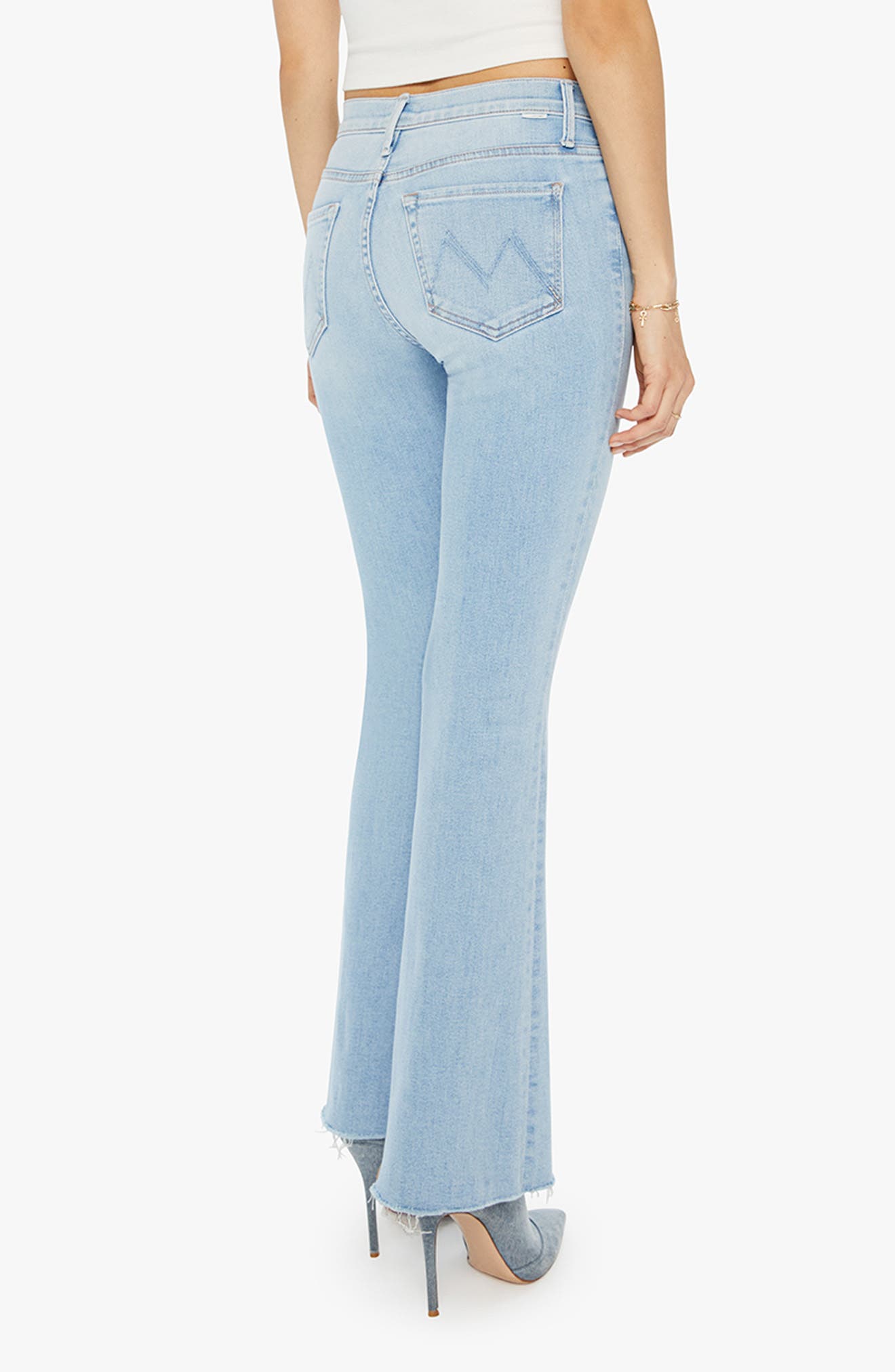 MOTHER Frayed Flare Jeans | Nordstromrack