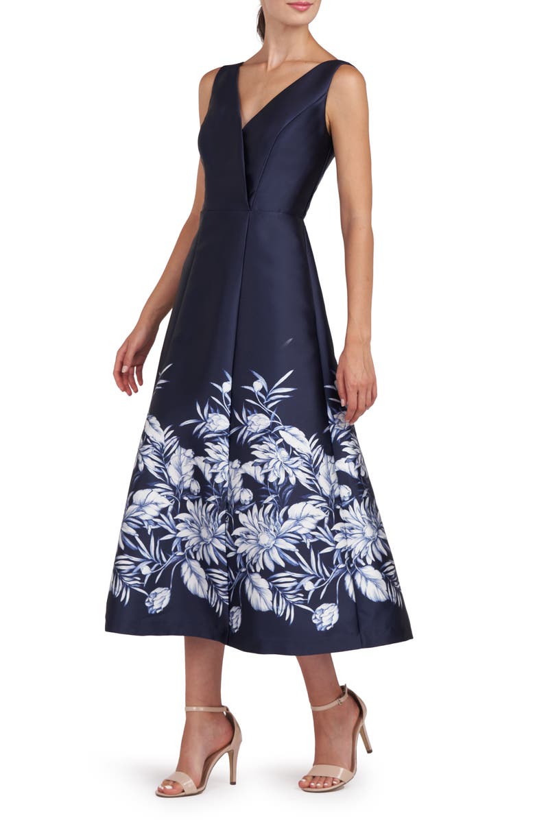Kay Unger Hattie Floral A-Line Cocktail Dress | Nordstromrack