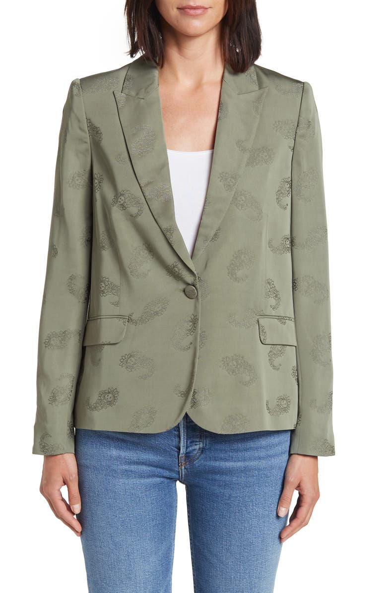 Zadig & Voltaire Victor Paisley Jacquard Blazer | Nordstromrack