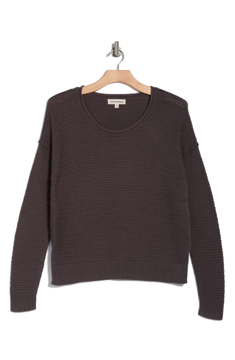 Lucky Brand Scoop Neck Knit Pullover Sweater | Nordstromrack