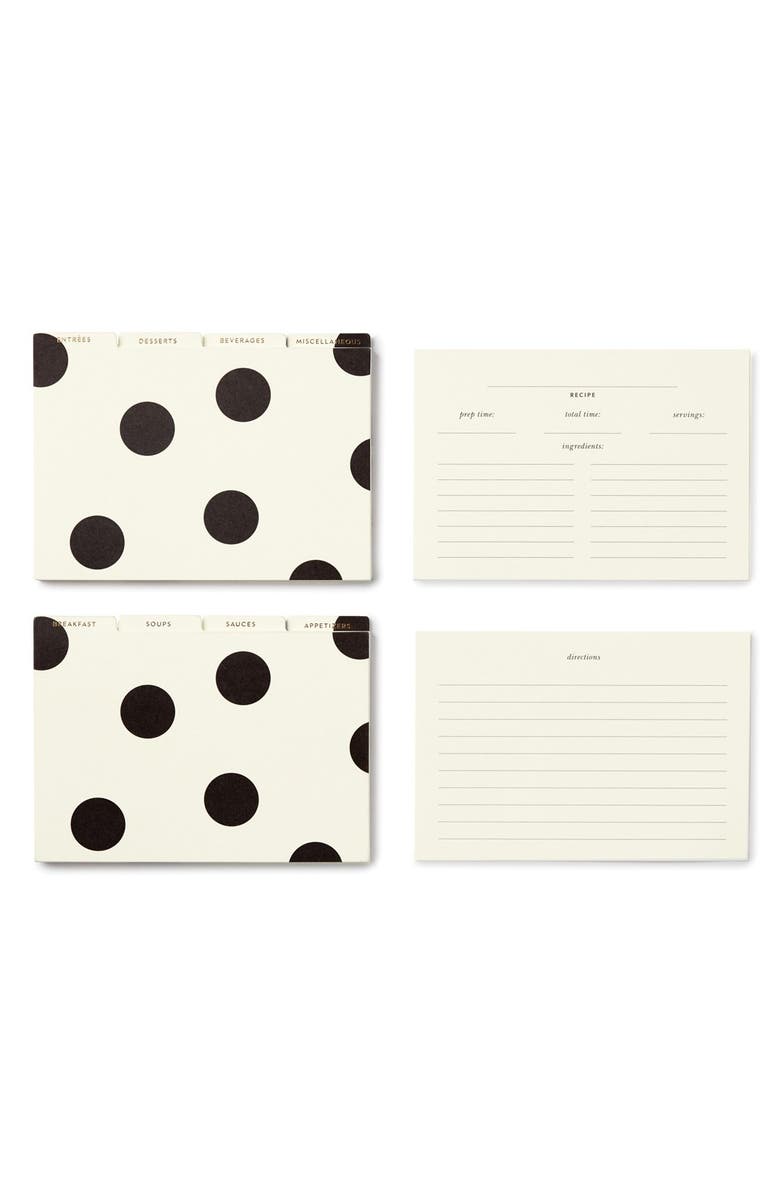 Kate Spade New York recipe box & cards set | Nordstrom