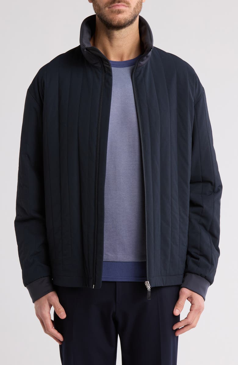 BOSS Jordison Knit Bomber Jacket | Nordstromrack