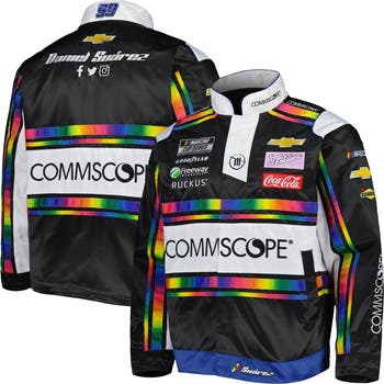 CHECKERED FLAG Men's Checkered Flag Black Daniel Suarez CommScope Nylon ...