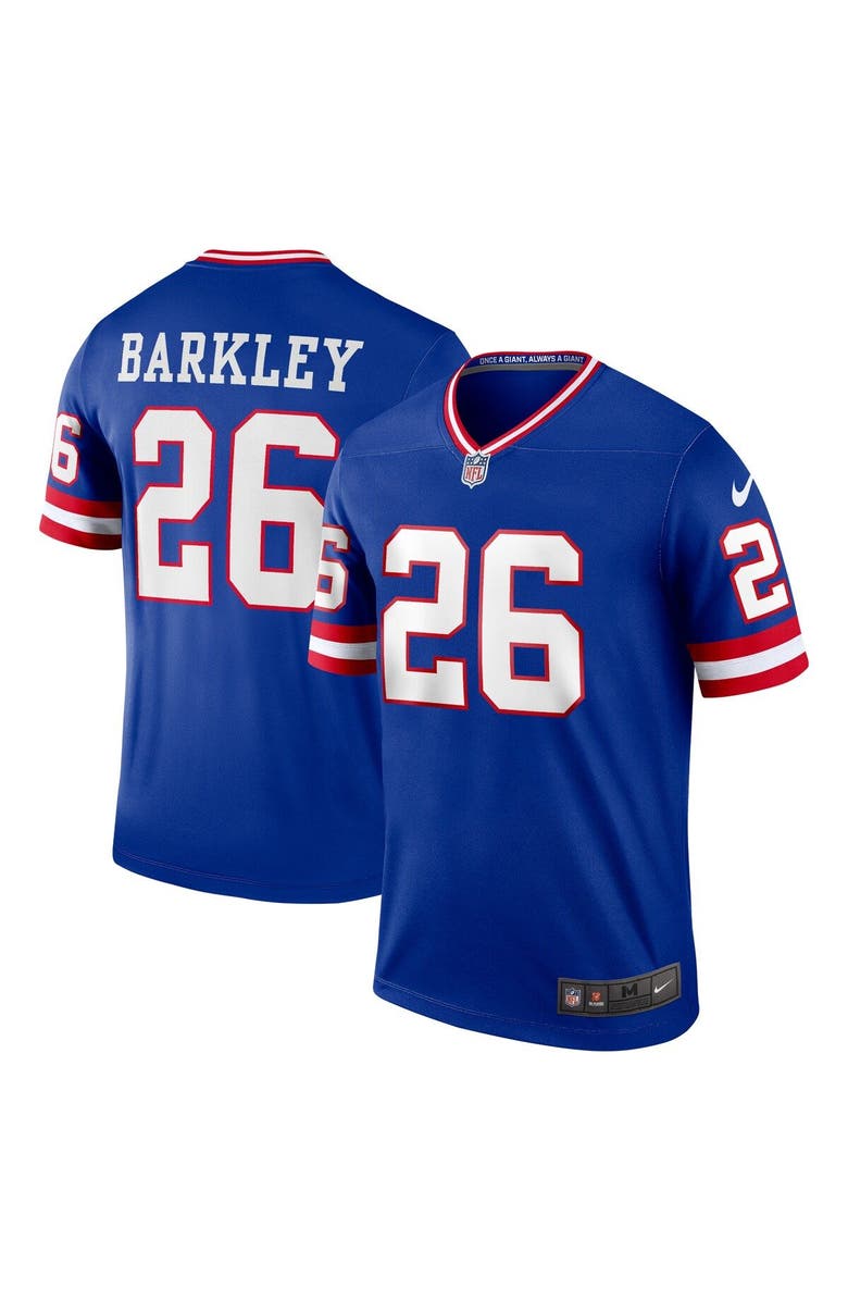 Nike Men's Nike Saquon Barkley Royal New York Giants Classic Player Legend Jersey | Nordstrom