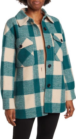 BCBGeneration Buffalo Plaid Shacket | Nordstromrack