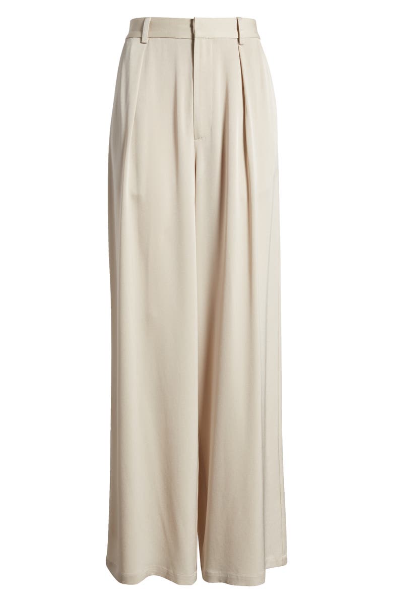 RUE SOPHIE Jennie High Waist Wide Leg Satin Pants | Nordstromrack