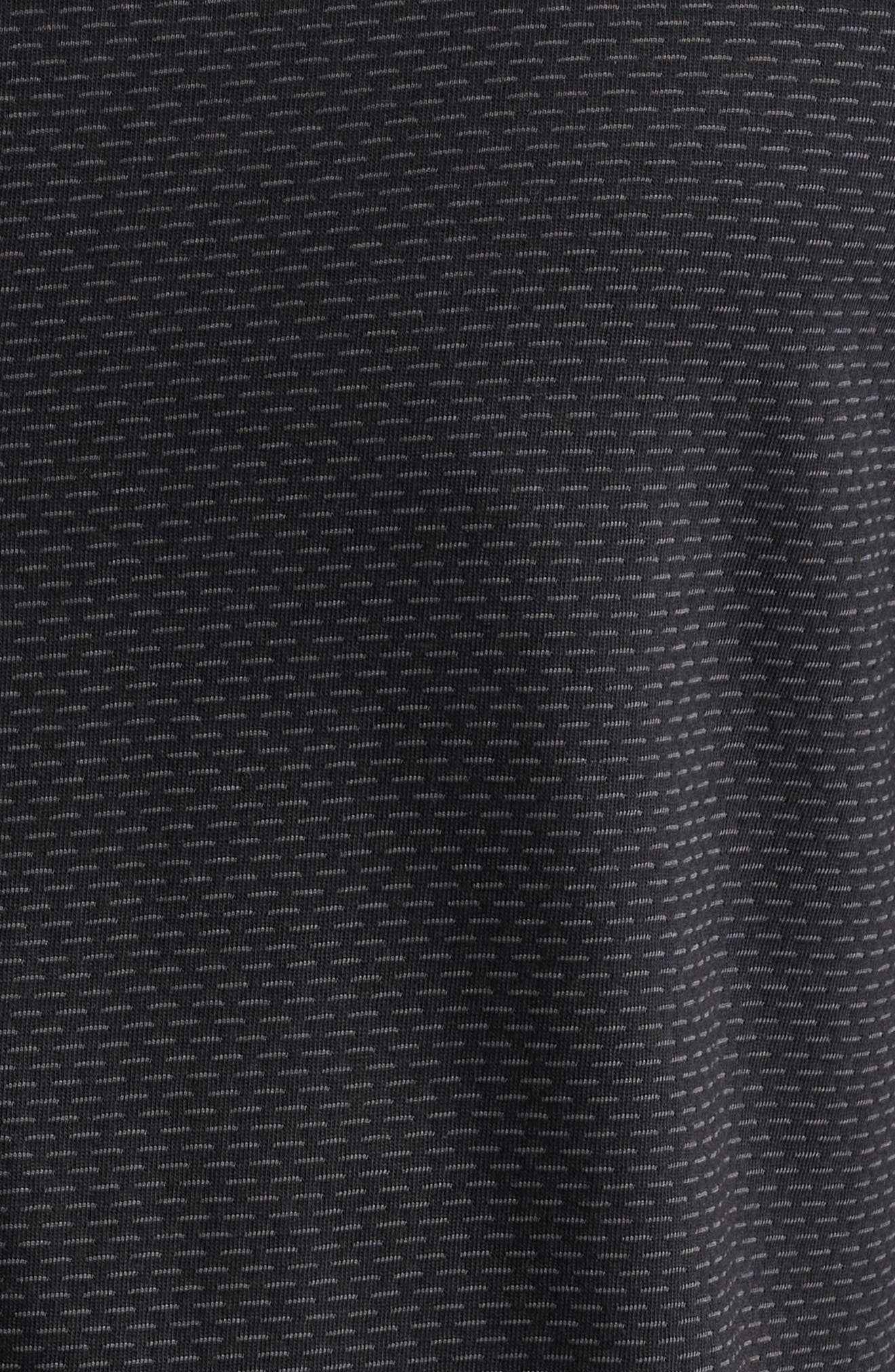 Robert Barakett Bonville Geo Jacquard Short Sleeve Cotton & Modal Knit ...