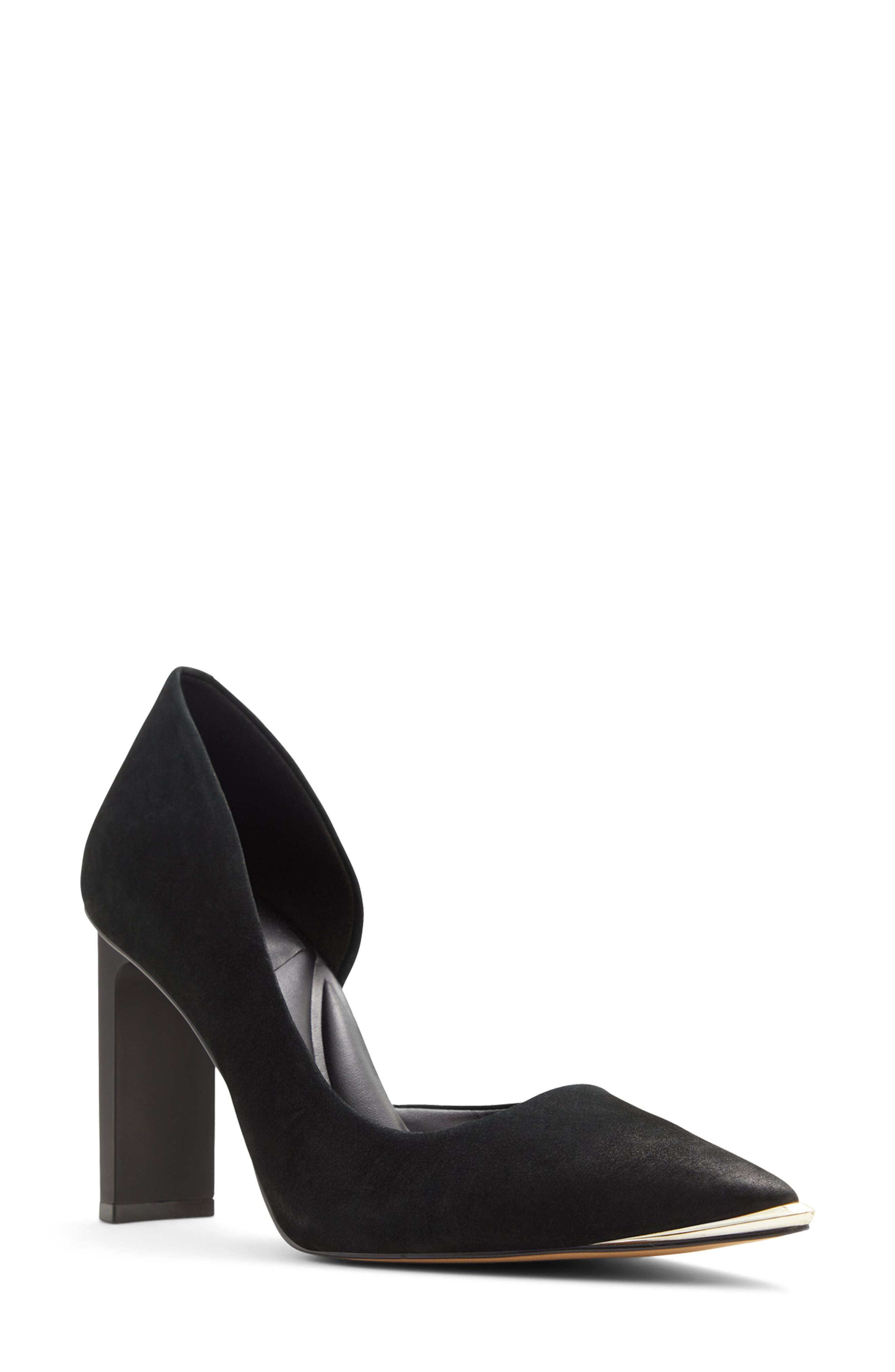 ALDO Koilla Pointed Toe Half d'Orsay Pump (Women) | Nordstrom