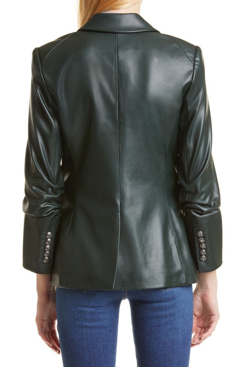 Veronica Beard Hollis Faux Leather Dickey Jacket | Nordstromrack