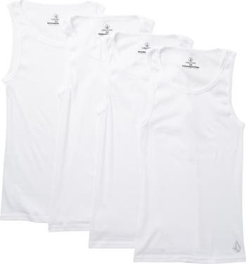 Volcom Solid Rib Knit Tank Tops - Pack of 4 | Nordstromrack