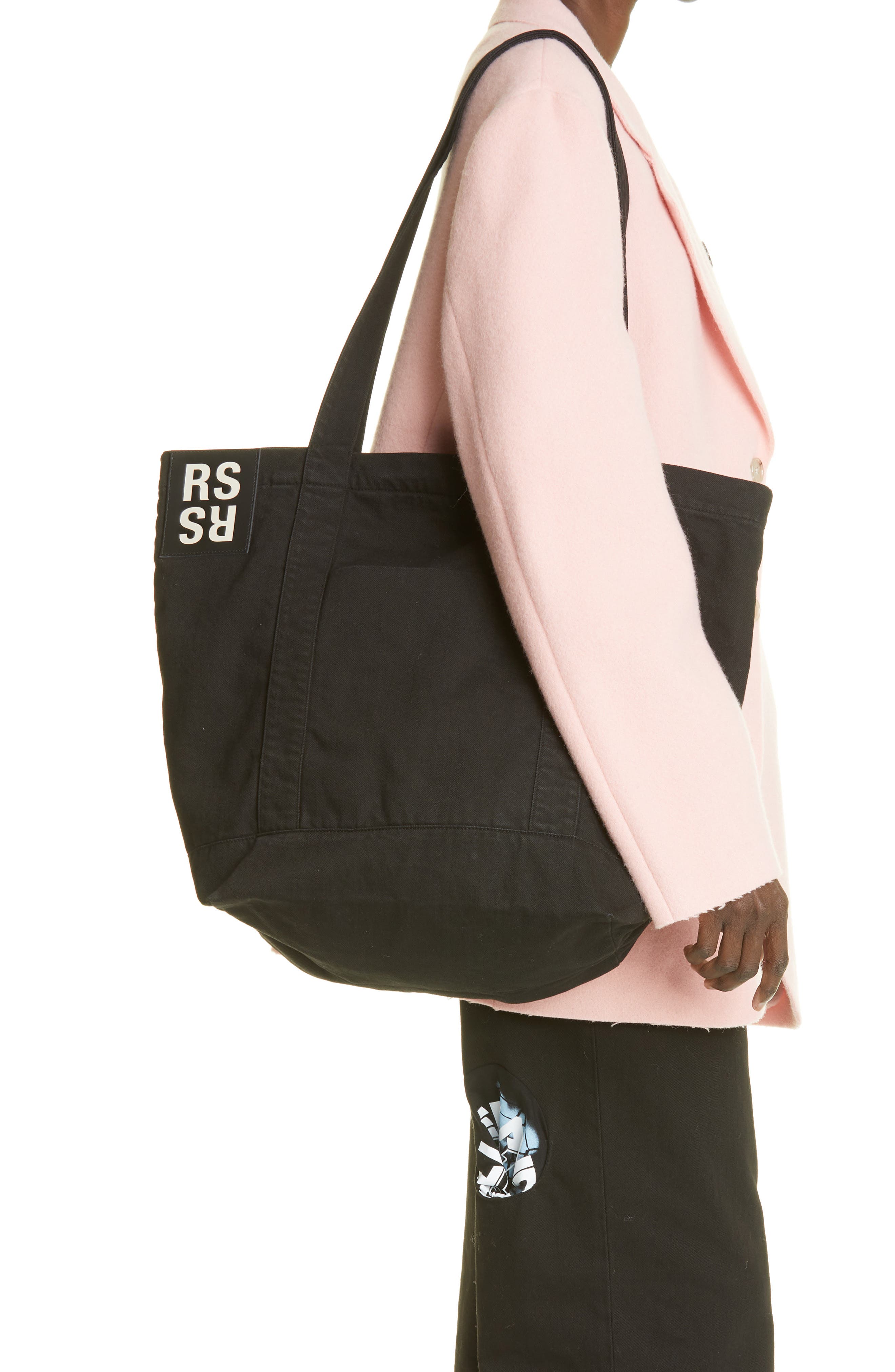 Raf Simons Logo Patch Denim Tote | Nordstrom