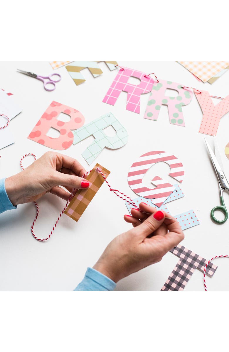 Cotton Clara Merry & Bright Cut-Out Banner Garland Kit | Nordstromrack