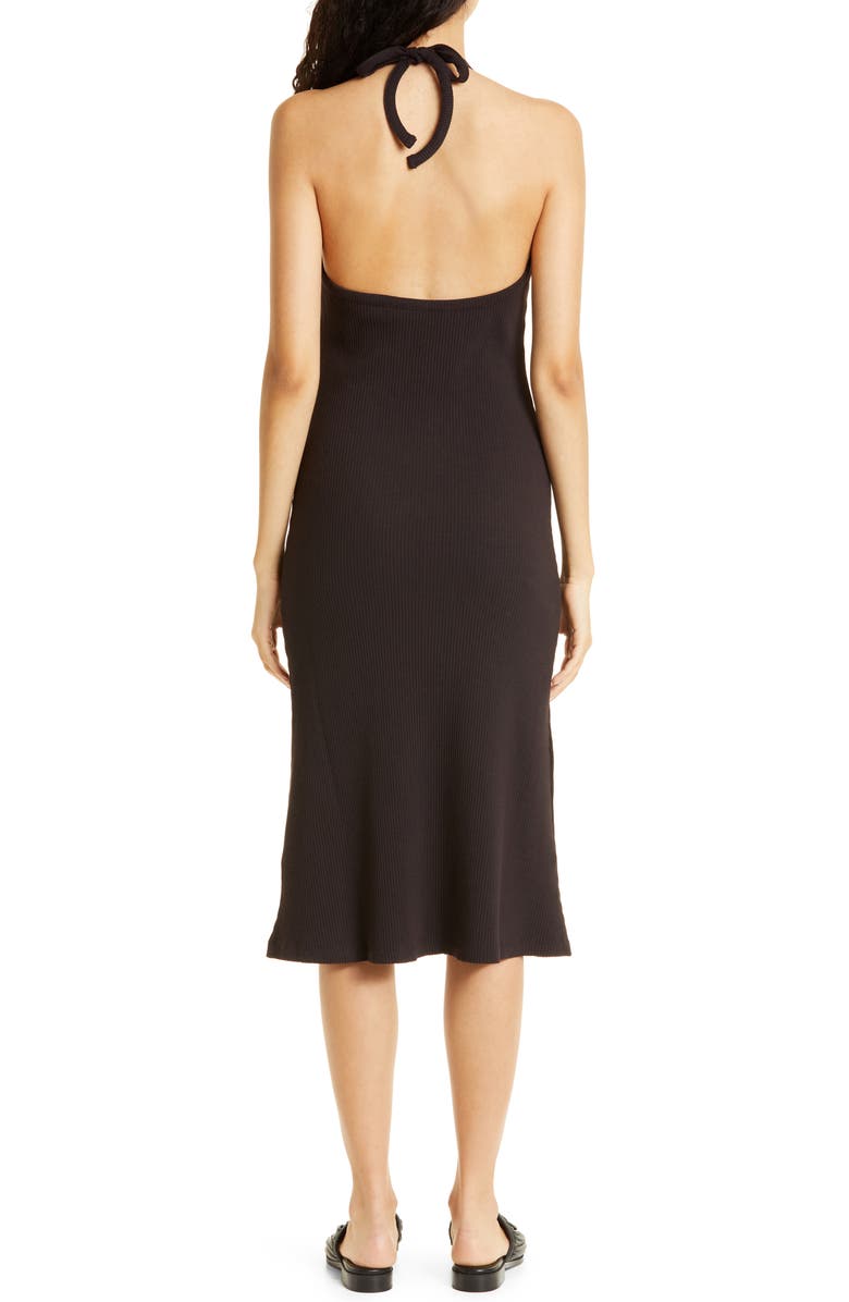 Samsøe Samsøe Kristin Ribbed Halter Neck Body-Con Dress | Nordstromrack