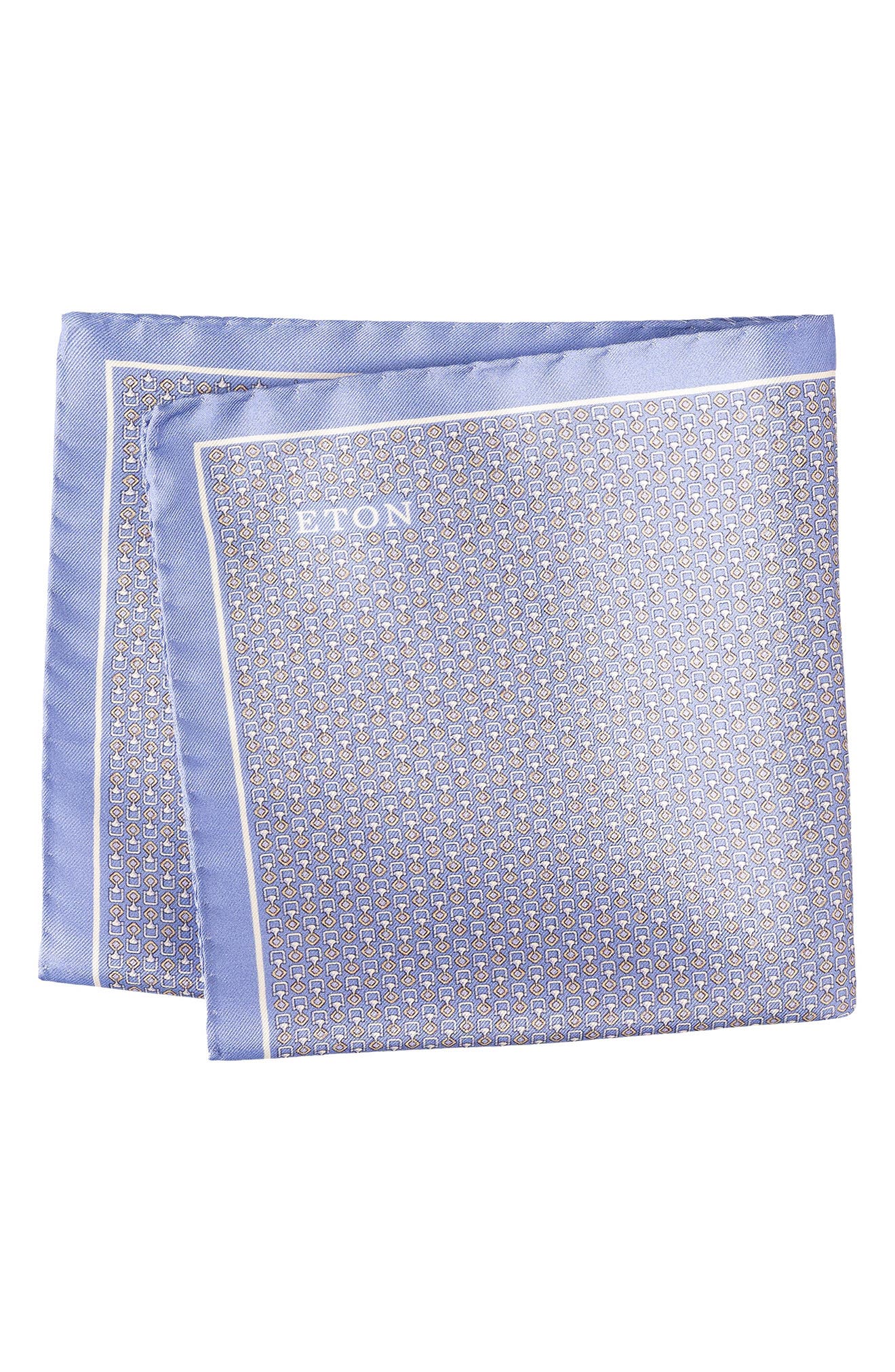 Eton Geo Silk Pocket Square | Nordstromrack